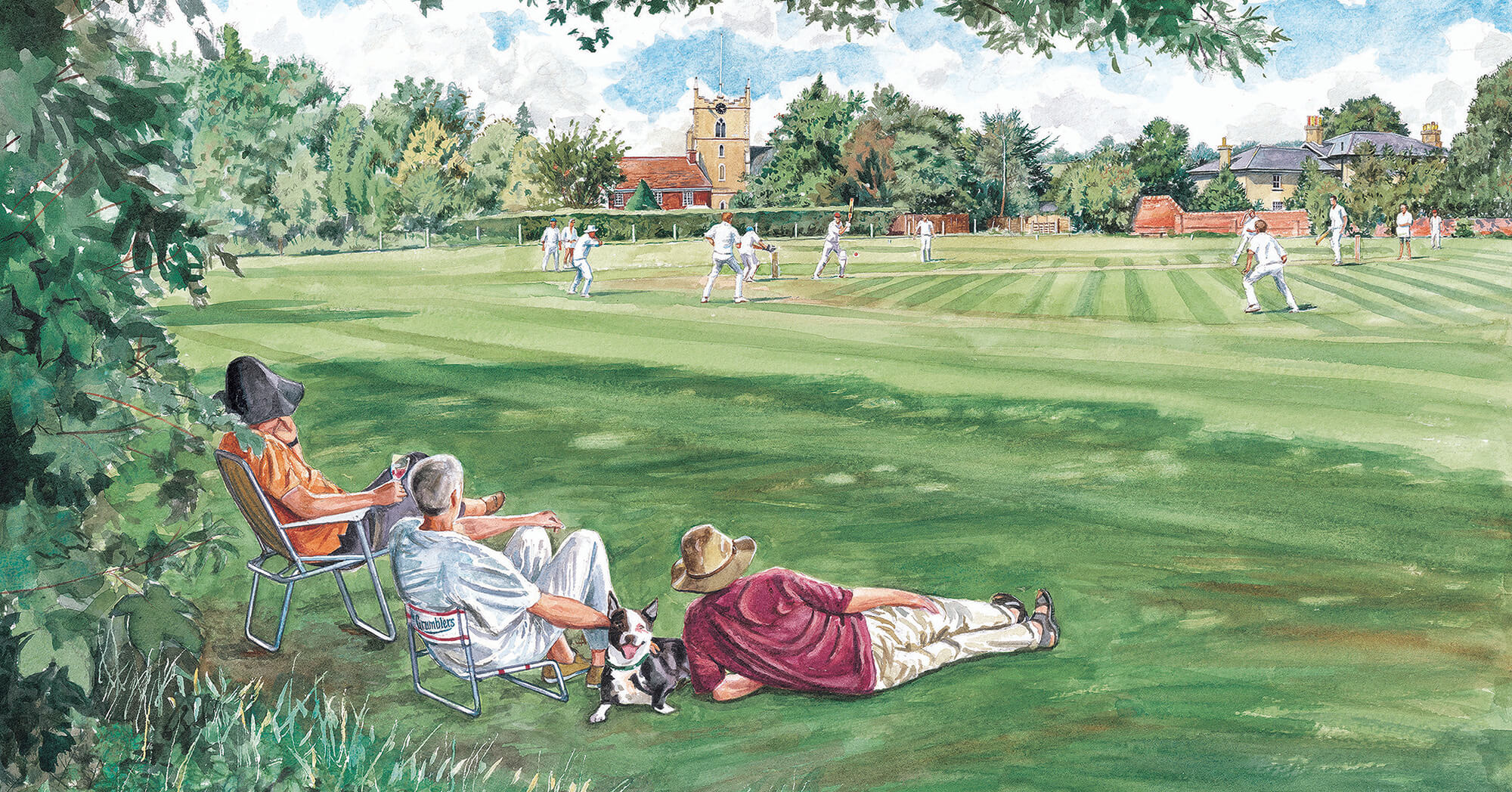 Howzat for village cricket perfection? | David Burr